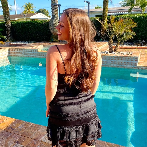 Princess Polly | Dresses | Princess Polly Molina Mini Dress Black ...